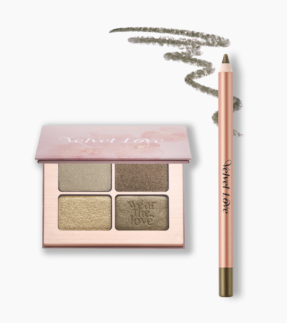 Velvet Love Eyeshadow Quad Palette (Emerald Green Eyes)