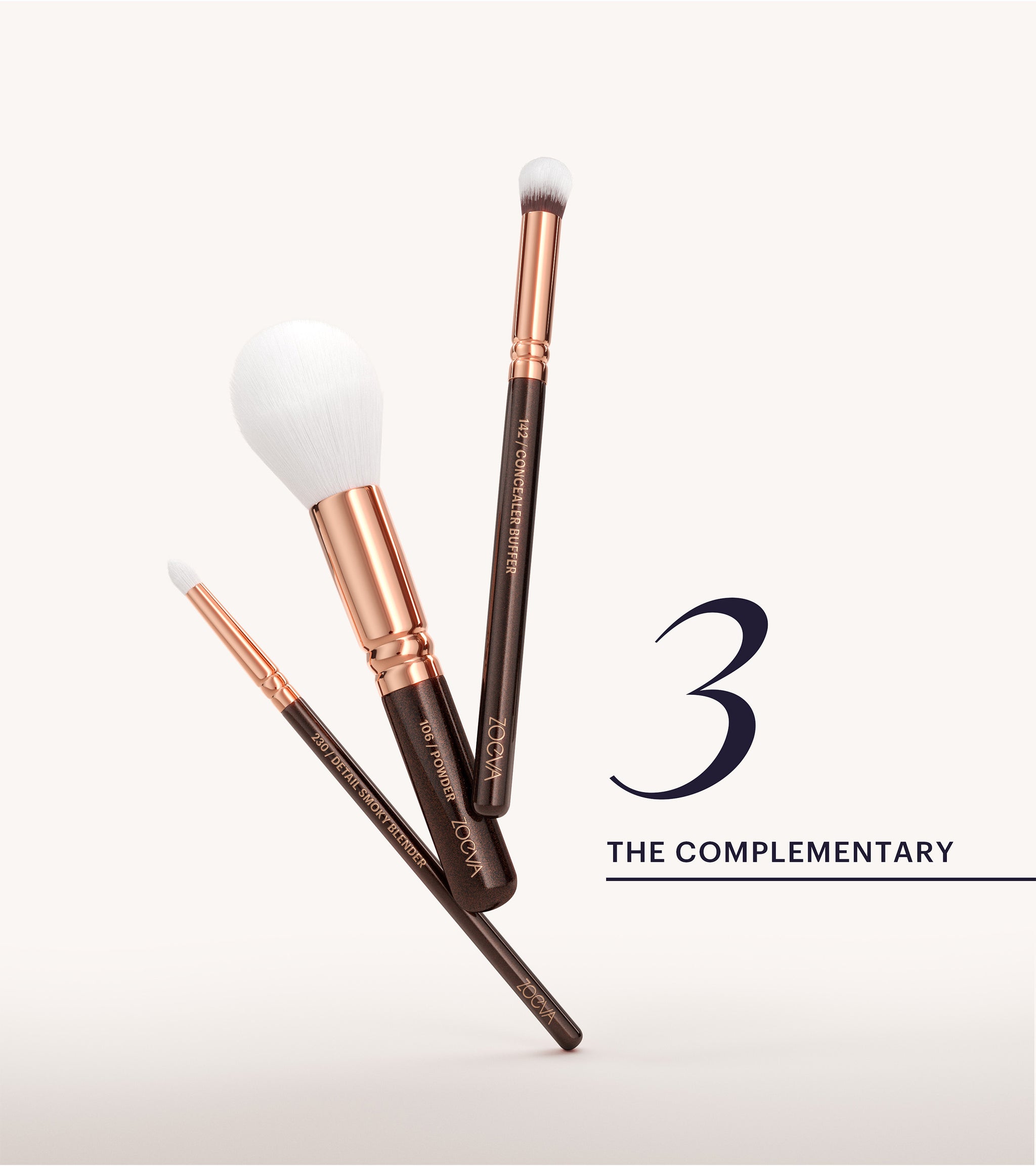 The Complete Brush Set (Rosé Golden Edition)